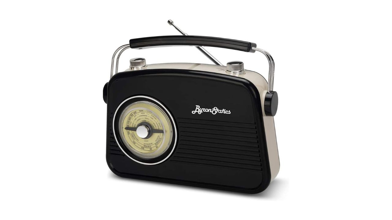 ByronStatics Vintage Portable Radio -Black - The ByronStatics Retro ...